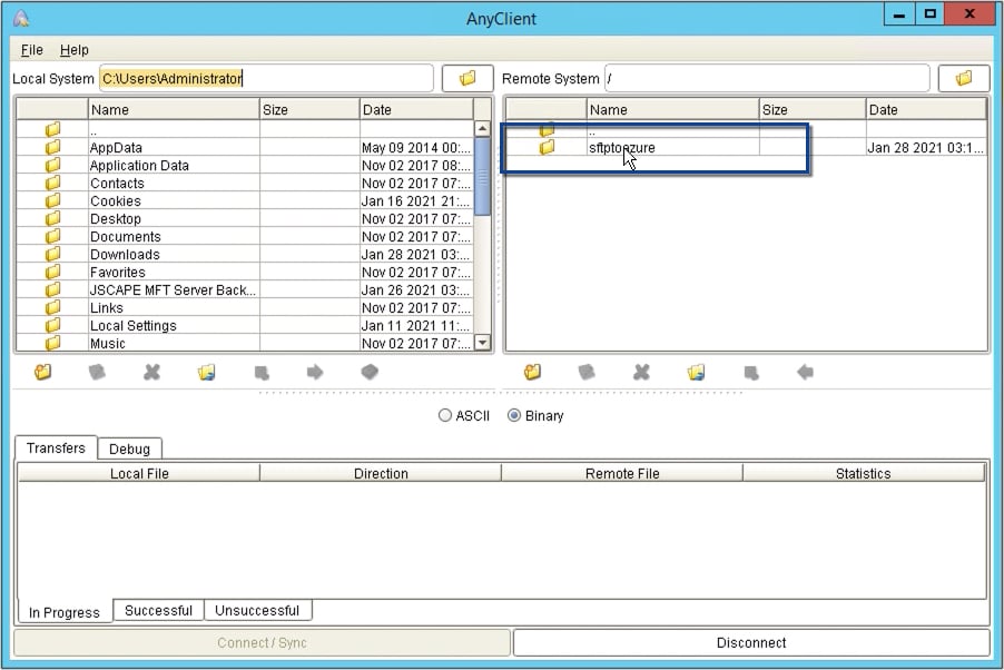 How To Automatically Transfer Files From Sftp To Azure Blob Storage Via Network Storage Jscape